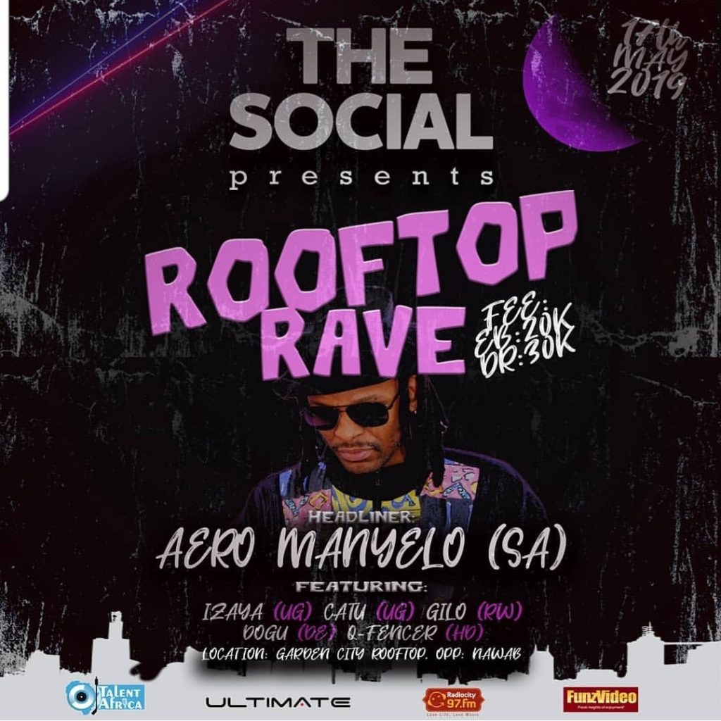 Rooftop Rave Party to rock Garden City | Showbizuganda