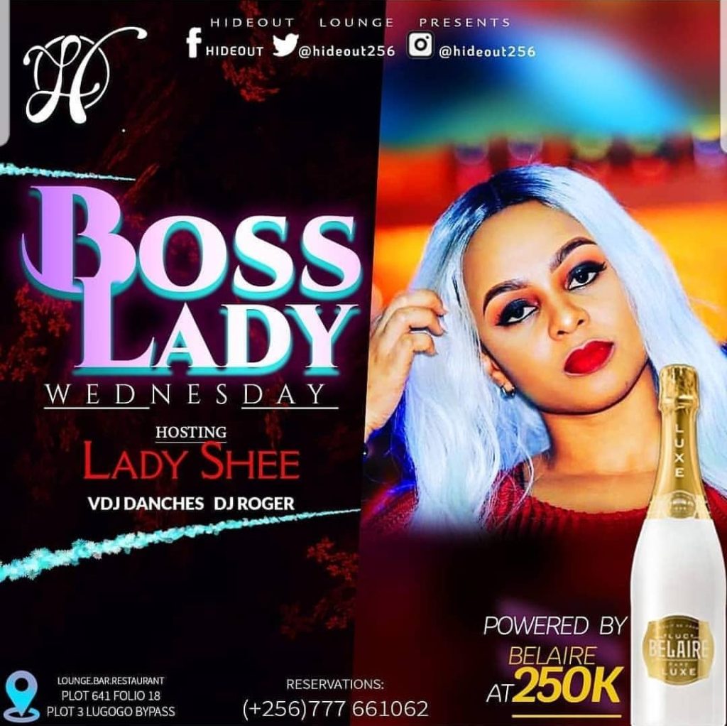 Boss Lady Wednesday anniversary set for Luxe Lounge | Showbizuganda