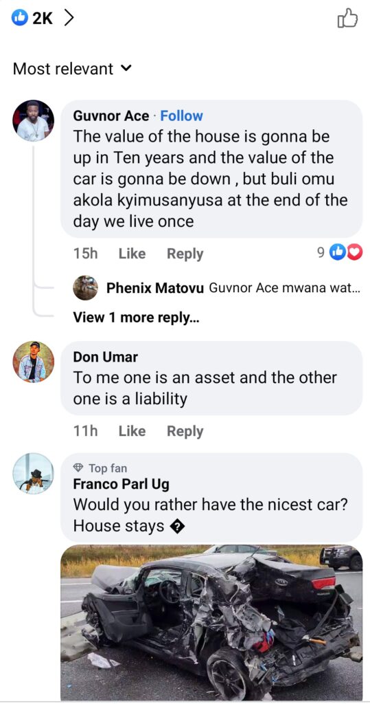 Katsha receives mixed reaction on 'Would you rather have a nicest house ...