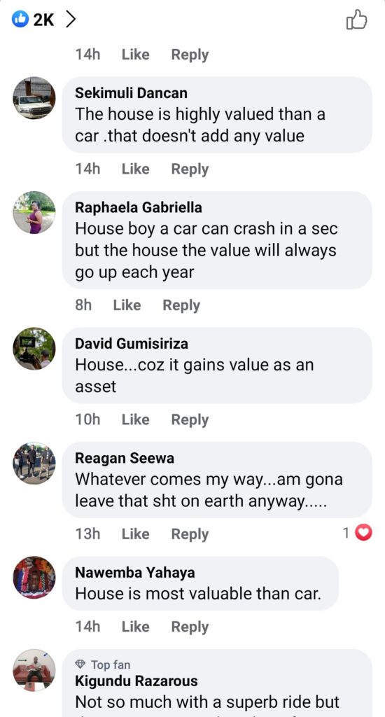 Katsha receives mixed reaction on 'Would you rather have a nicest house ...